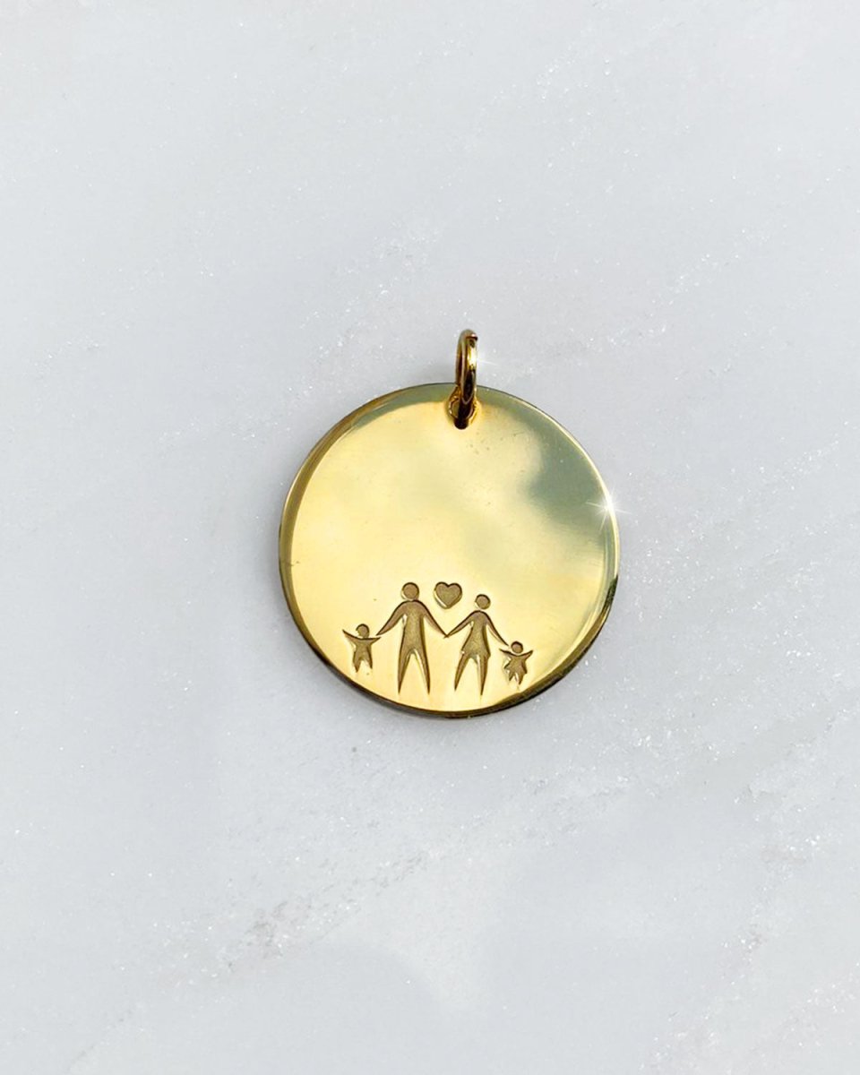 Medalha Familia Personalizável - Medalhas Our Sins