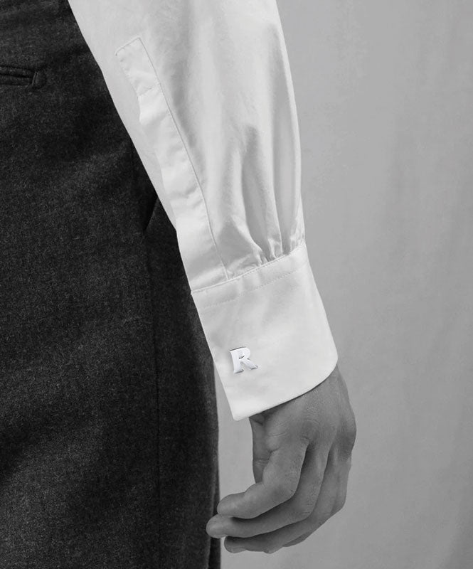 Cufflinks personalized with a letter